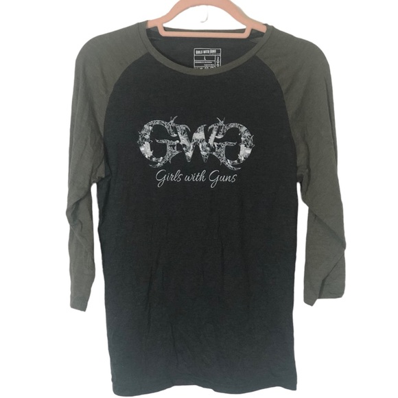 Girls with Guns clothing | Tops | Girls With Guns Clothing Raglan Gwg ...
